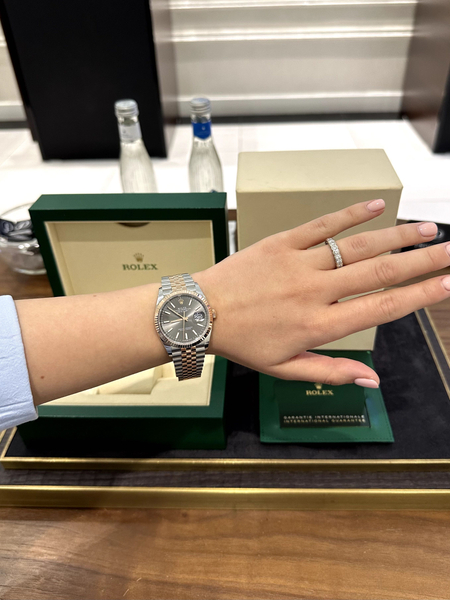NEW Rolex Datejust 36mm Steel and Everose Gold 126231