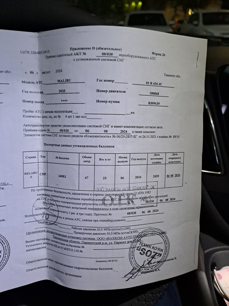 Малибу2 га пропан сотилади