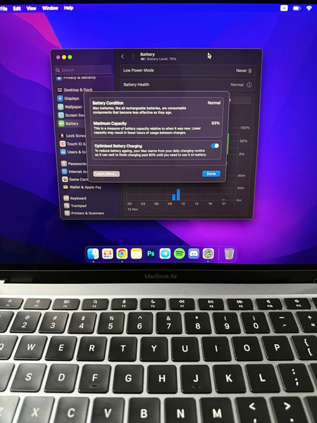 Macbook Air M1 8/256
