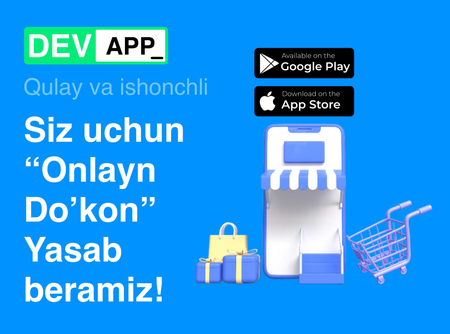 Siz uchun Onlayn do'kon magazin yasab beramiz