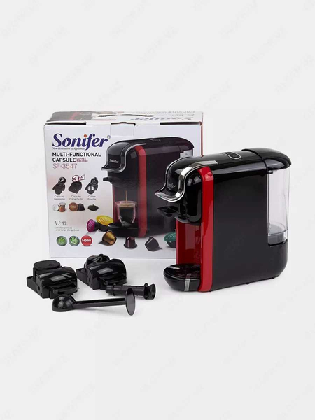 Капсульная кофемашина 3 в 1 Sonifer SF-3547 объем 600мл