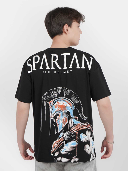 Футболка с принтом Spartan. Подойдёт для весны и лета.