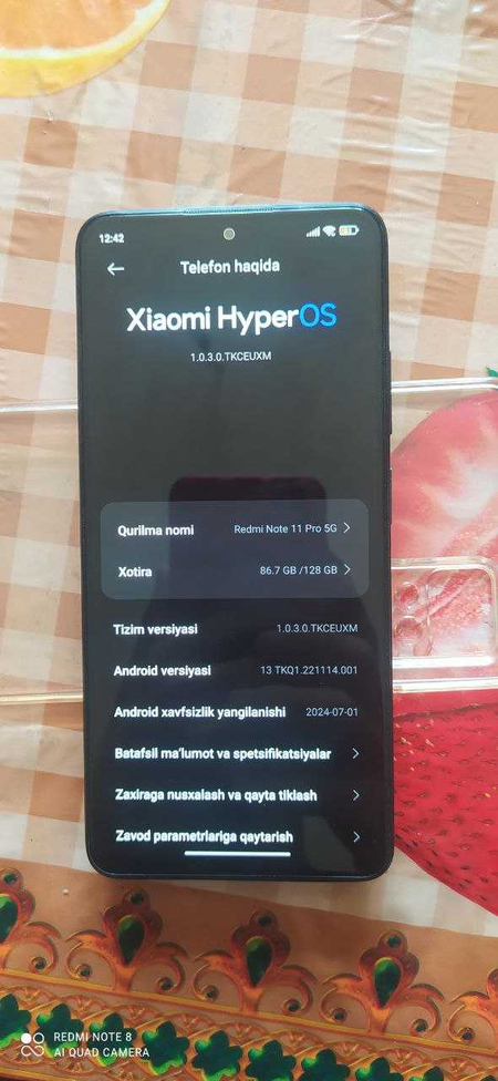 Redmi note 11 pro 5G