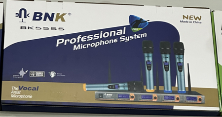 Беспроводные микрафоны для караоке,выступления 4шт Bnk bk 5555