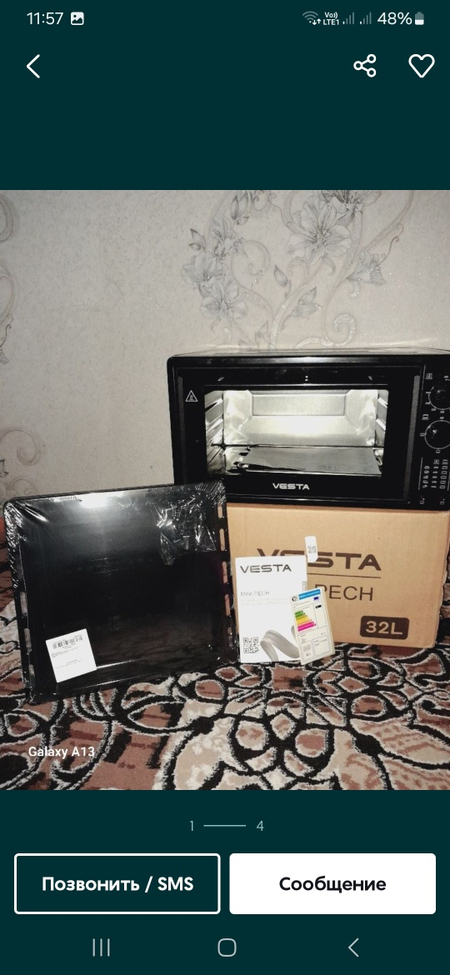 Mini pech paket sotiladi 36L vesta mini pech ideal