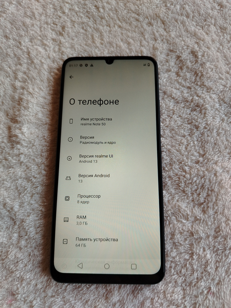 Realme note 50  64GB IDEAL