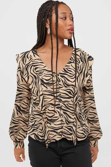 Блузка h&m с Америки. Размер 6-ка. S-M (европейский 38)