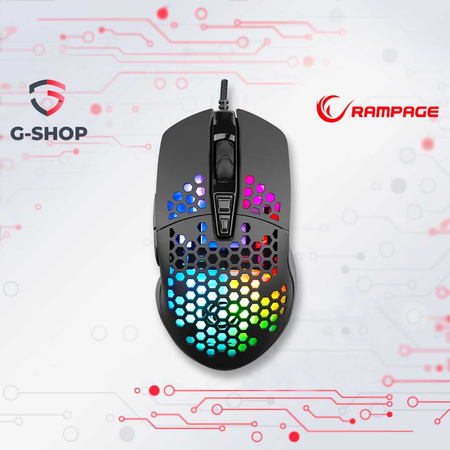 Игровая мышь с подсветкой Rampage SMX-R64 COLMENA RGB Gaming Mouse