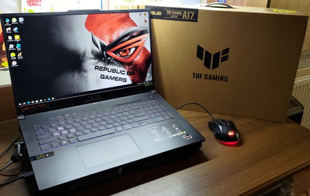 ASUS TUF GAMING A17 RYZEN 7, RTX3060, ssd-1tb Игровой!