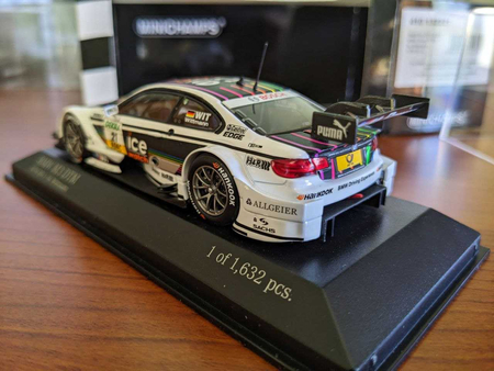 Коллекционная модель BMW M3 DTM 2013 в масштабе 1/43