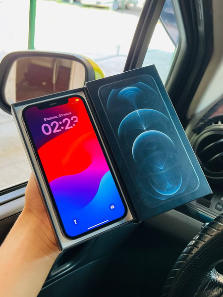 24/7 iPhone 12 Pro 128Gb 91%  Pacific Blue  Obmen iWatch