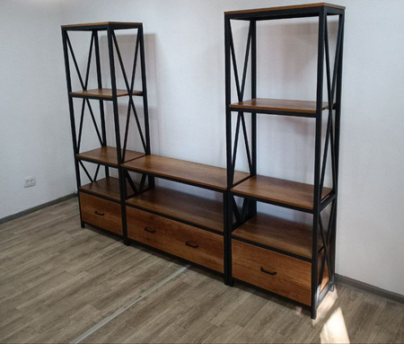 Стелажи на заказ.  От 350.000
