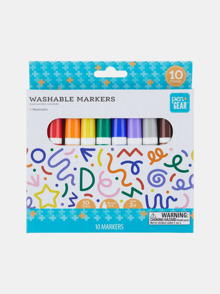 Маркер PEN + GEAR с широкими линиями, 10 штук