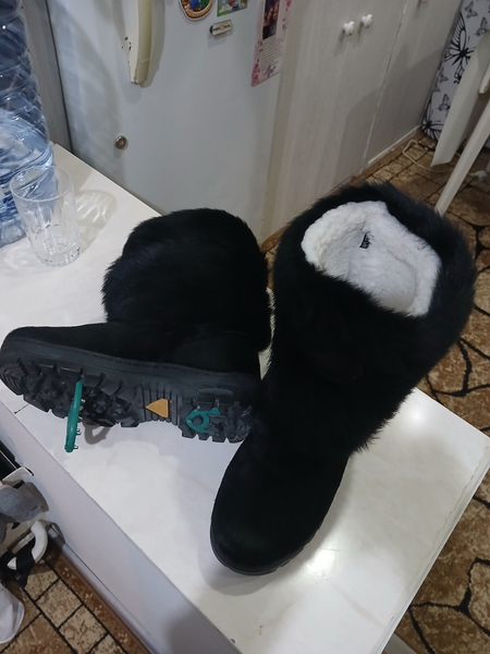 Женские сапоги очень тёплые