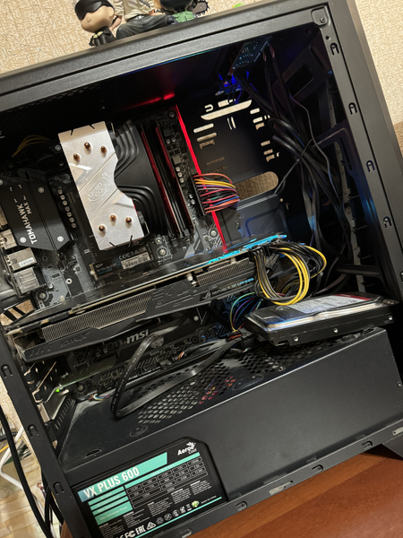 Игровой ПК MSI B450 Tomahawk max GRX 1080 DDR 4 16 Rizen 5 2600X