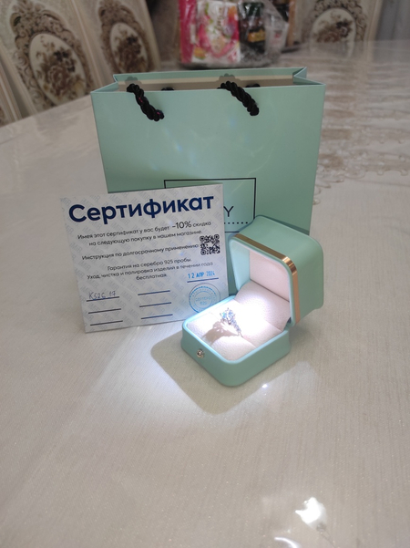 Кольцо серебряное
