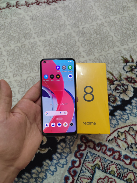 Realme 8 6+6/128GB Igravoy Silver Original Karobkami Sastayani Xaroshi