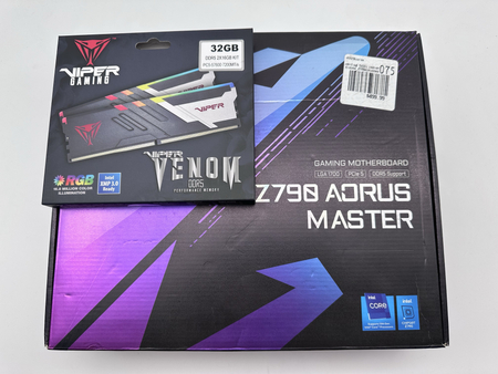 Комплект Viper Venom RGB 32GB 7200MHz+ Gigabyte Z790 Aorus Master WiFi