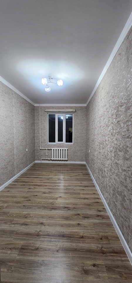 Метро Юнусобод 15кв 2*3комнатная новая евроремонт 1етаж не торец