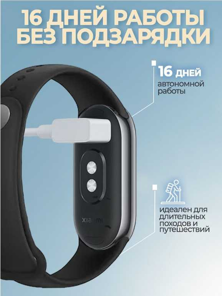 Фитнес-браслет, Xiaomi Smart Mi Band 8