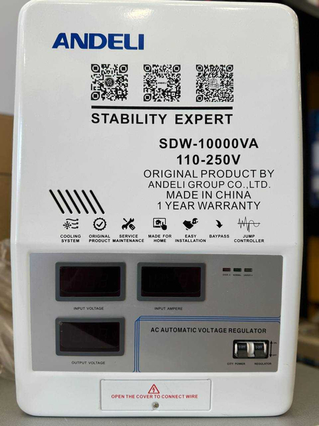 Сотилади Стабилизатор ANDELI-QR-билан ТОЗА Оригинал SDW-10kva 110-250V
