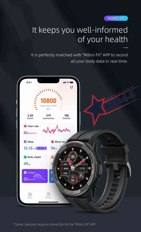 Mi Bro Watch X1 AMOLED Display Smart Watch