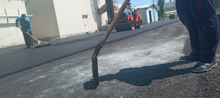 Asfalt ishlarni qilamiz tez va garantiya bor