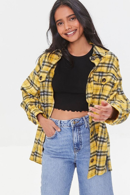 Клетчатая куртка Forever 21
