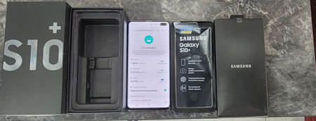 Samsung S 10 +, состояние идеал, коробка и документ есть, имейка есть