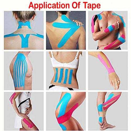 Кинезио тейп Kinosio tape 5 метров / 5 см Оранжевый