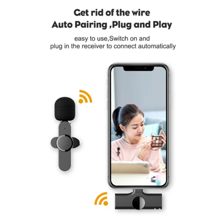 Скидка!!!  ОРИГИНАЛ Микрофон wi-fi для Iphone и Type-C