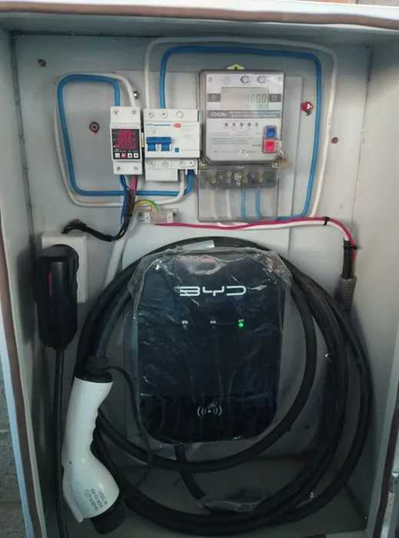Установка зарядное станция электромобиль Elektromobil zaryadka