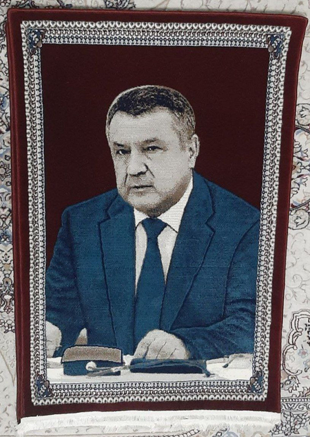 Портрет ковровый на заказ,срок изготовления 10 дней. Шелковый блеск.