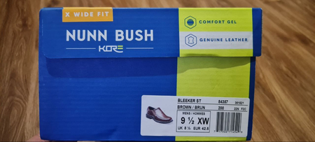 Американские кожаные туфли NUNN BUSH
