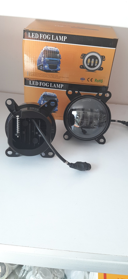 LED противотуманные фары с дхо на DAF XF105