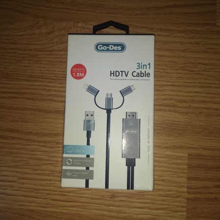 HDTV Cable , кабель для телевизора и телефона 3 в1