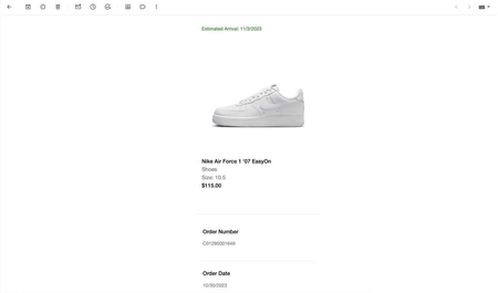 Nike Air Force 1 '07 EasyOn 100% original