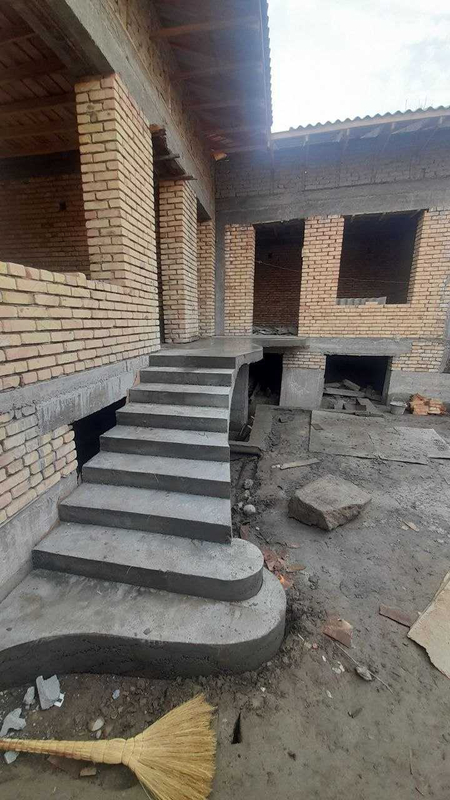 Beton zina va styashka xizmati vodiy boʻylab