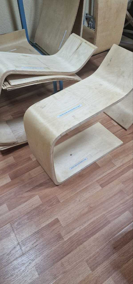 Детали мебели из гнутой фанеры