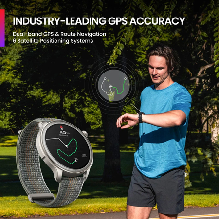 XIAOMI Смарт,Умный-часы AMAZFIT Balance 46мм, 1,5 Дюйма, AMOLED