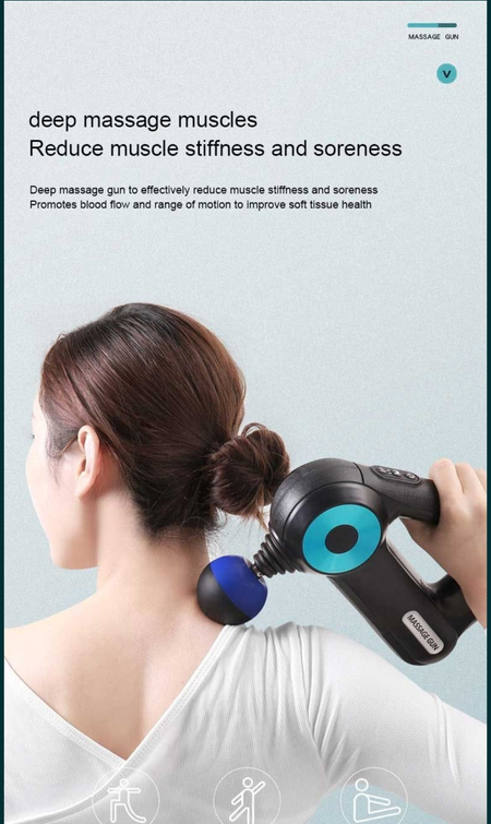 Ударный массажер Massage Gun Sk-8890 массажный