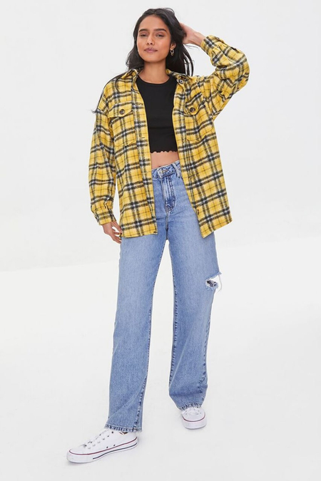 Клетчатая куртка Forever 21