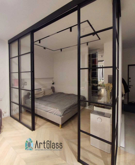 Стеклянные окна | двери | перегородки | витражи | Лофт - LOFT | OD-3