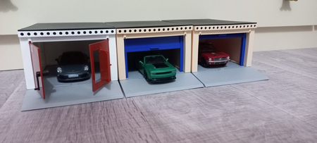 Макет гаража масштаб 1/43 - 1/32