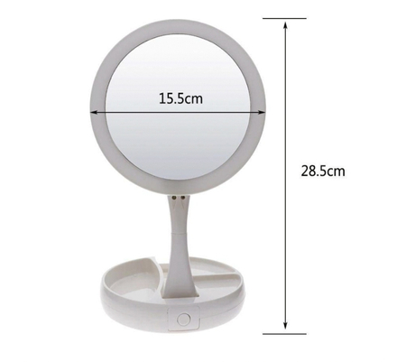 Зеркало складное с подсветкой 10 x zoom MY FOLD JIN GE MIRROR JG-988