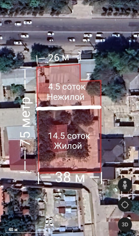 Первая линия, ТошМИ, 19 соток, Фасад 26 метр