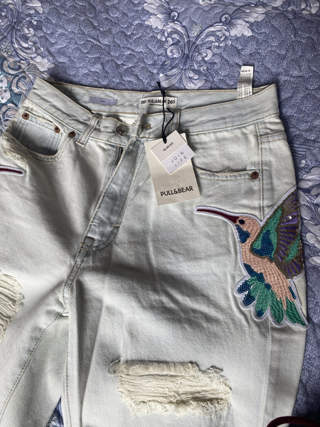Джинсы рваные от pull&bear из европы 20$