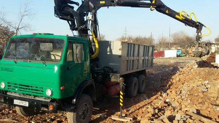 Камаз спецтехникп ломовоз манипулятор