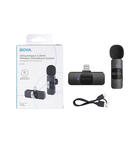 BOYA BY-V1 беспроводной микрофон для iPhone