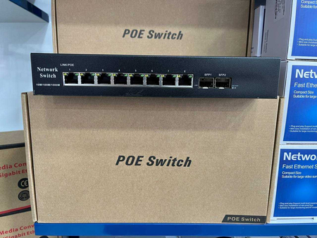 Полный гигабитный 2 SFP 8 портов промышленный Ethernet коммутатор POE